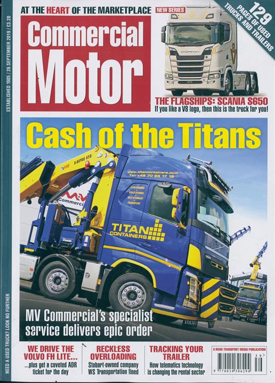 Commercial Motor Magazine Subscription | Buy at Newsstand.co.uk | Trucking