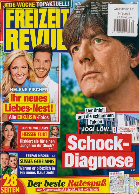 Freizeit Revue Magazine Subscription | Buy at Newsstand.co.uk | German