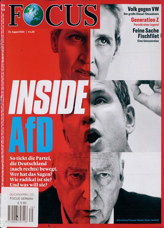 Focus (German) Magazine Subscription | Buy at Newsstand.co.uk | German