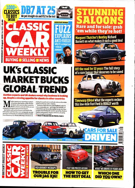 Classic Car Weekly Magazine Subscription | Buy at Newsstand.co.uk ...