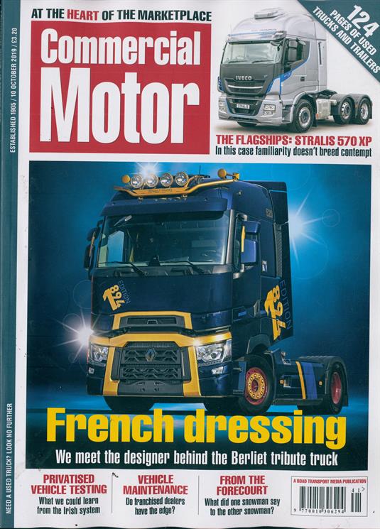 Commercial Motor Magazine Subscription | Buy at Newsstand.co.uk | Trucking