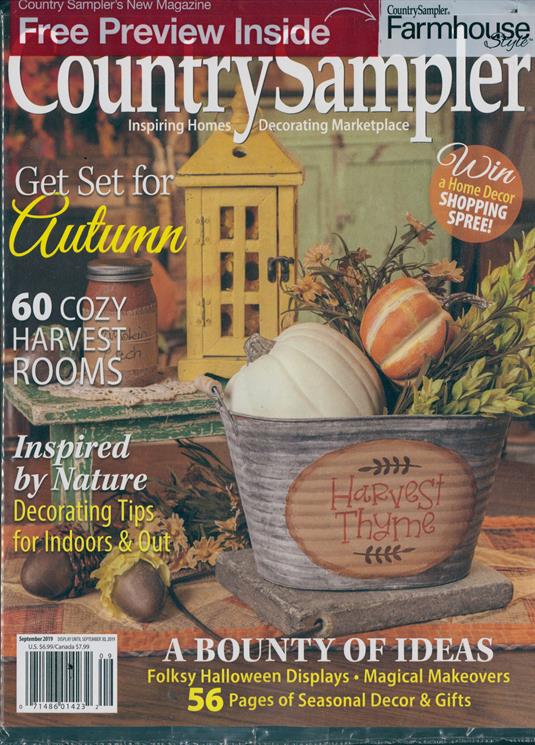Country Sampler Magazine Subscription | Buy at Newsstand.co.uk | Home ...