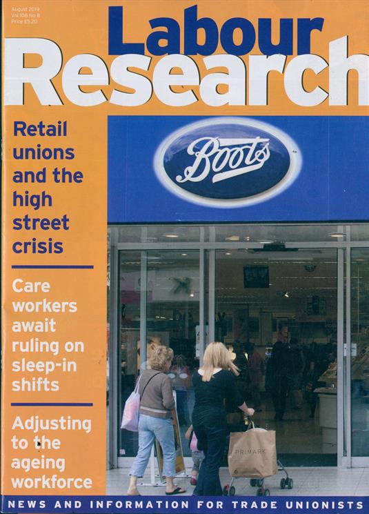 Labour Research Magazine Subscription | Buy at Newsstand.co.uk | Political