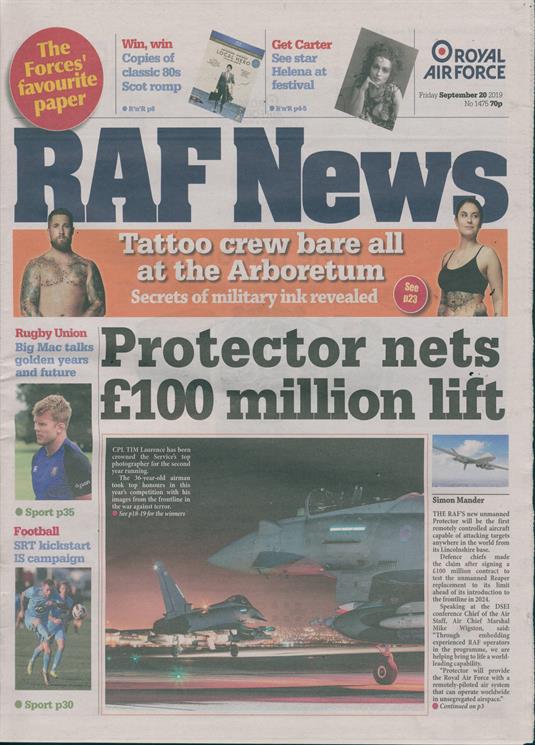 Raf News Magazine Subscription | Buy at Newsstand.co.uk | Military