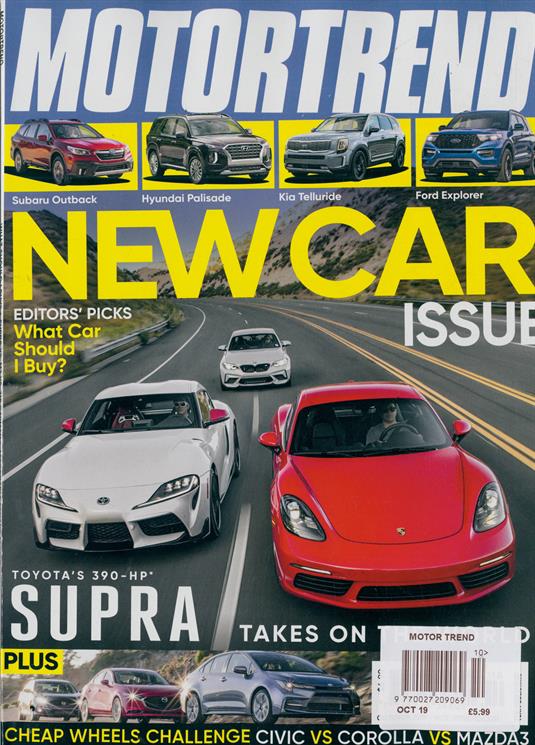 Motor Trend Magazine Subscription | Buy at Newsstand.co.uk | General Car