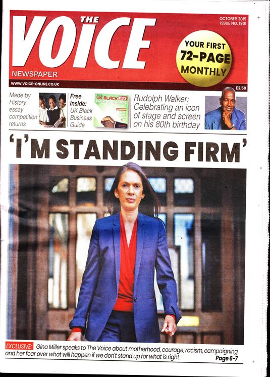 Voice Magazine Subscription | Buy at Newsstand.co.uk | UK Current Affairs