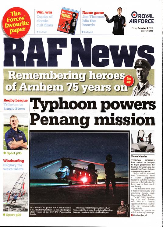 Raf News Magazine Subscription | Buy at Newsstand.co.uk | Military