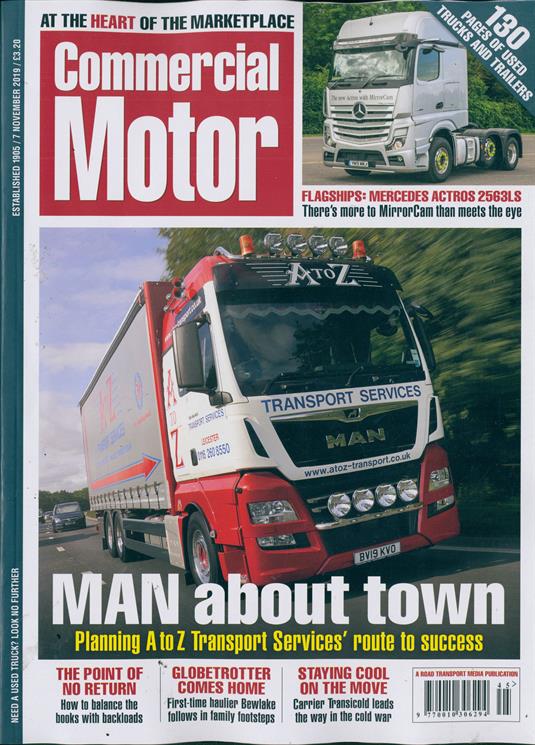 Commercial Motor Magazine Subscription | Buy at Newsstand.co.uk | Trucking