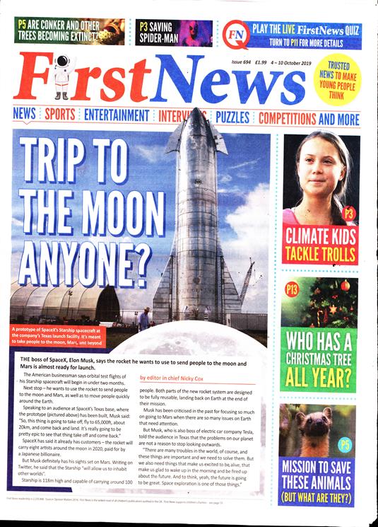 First News Magazine Subscription | Buy at Newsstand.co.uk | General