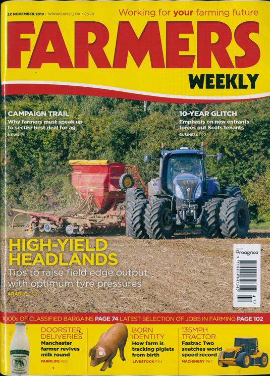 Farmers Weekly Magazine Subscription | Buy at Newsstand.co.uk | Agriculture