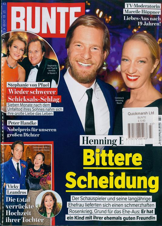 Bunte Illustrierte Magazine Subscription | Buy at Newsstand.co.uk | German