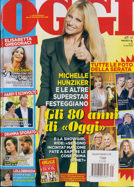 Oggi Magazine Subscription | Buy at Newsstand.co.uk | Italian