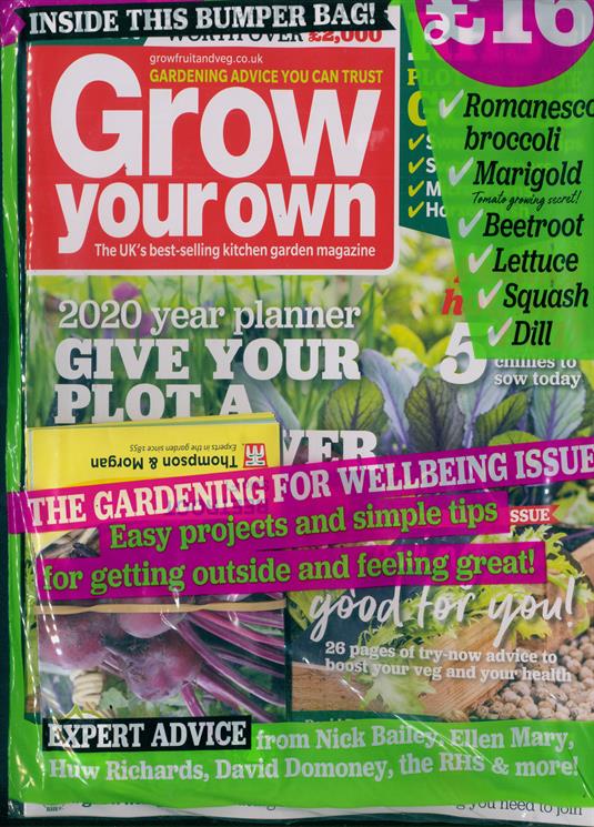 Grow Your Own Magazine Subscription | Buy at Newsstand.co.uk | Gardening