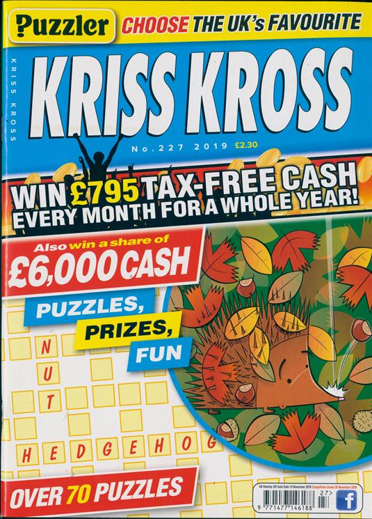 Puzzler Kriss Kross Magazine Subscription | Buy at Newsstand.co.uk ...