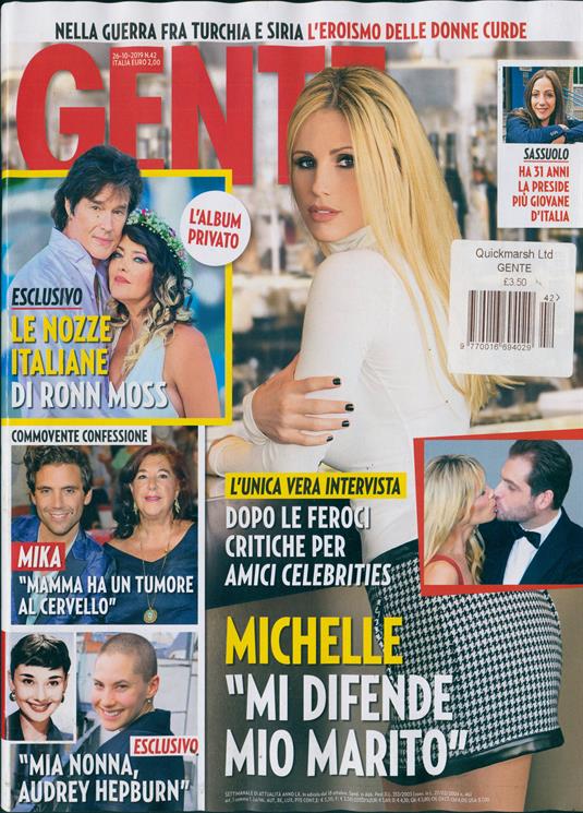 Gente Magazine Subscription | Buy at Newsstand.co.uk | Italian