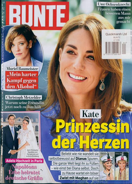 Bunte Illustrierte Magazine Subscription | Buy at Newsstand.co.uk | German