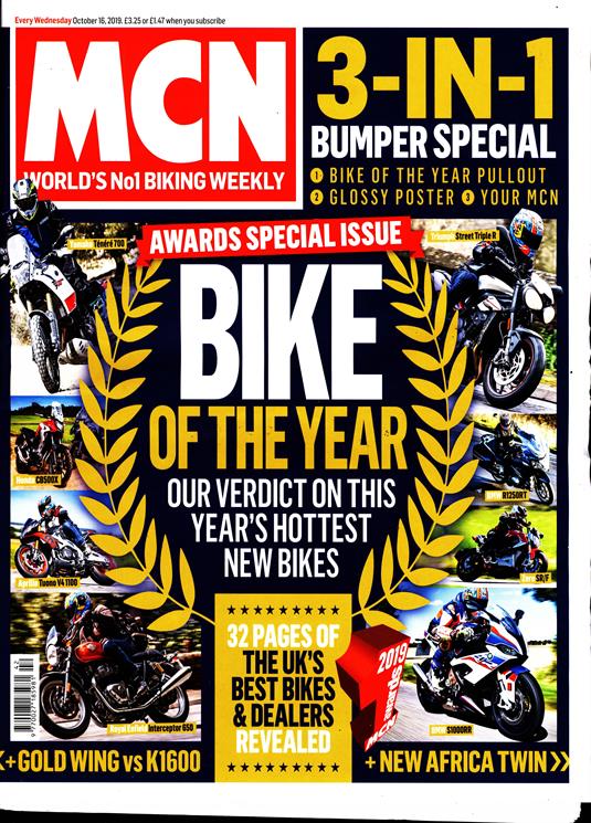 Motorcycle News Magazine Subscription | Buy at Newsstand.co.uk ...