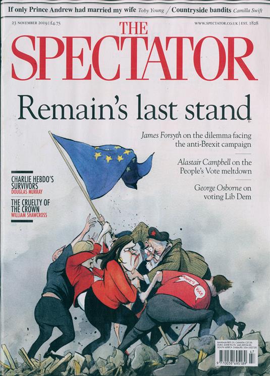 Spectator Magazine Subscription | Buy at Newsstand.co.uk | UK Current ...
