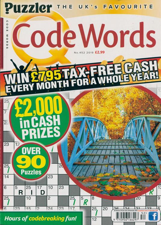 Puzzler Q Code Words Magazine Subscription | Buy at Newsstand.co.uk ...