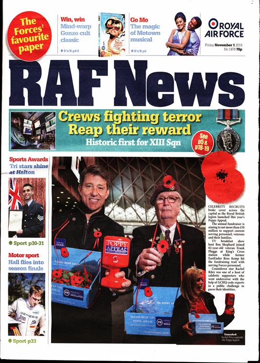 Raf News Magazine Subscription | Buy at Newsstand.co.uk | Military