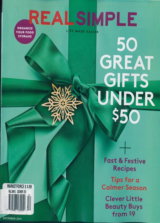 Real Simple Magazine Subscription | Buy at Newsstand.co.uk | Cooking & Food