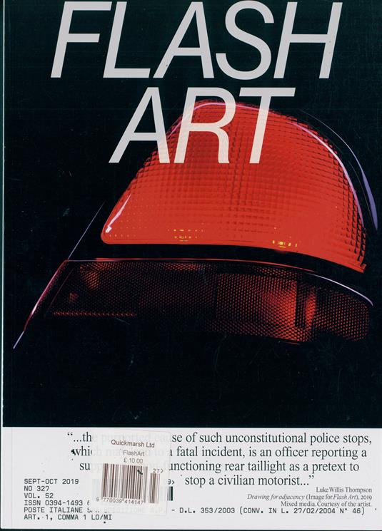 Flash Art Magazine Subscription | Buy at Newsstand.co.uk | Visual Arts
