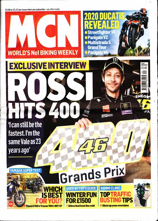 Motorcycle News Magazine Subscription | Buy at Newsstand.co.uk ...