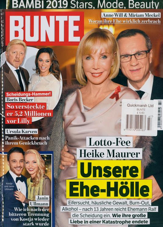Bunte Illustrierte Magazine Subscription | Buy at Newsstand.co.uk | German