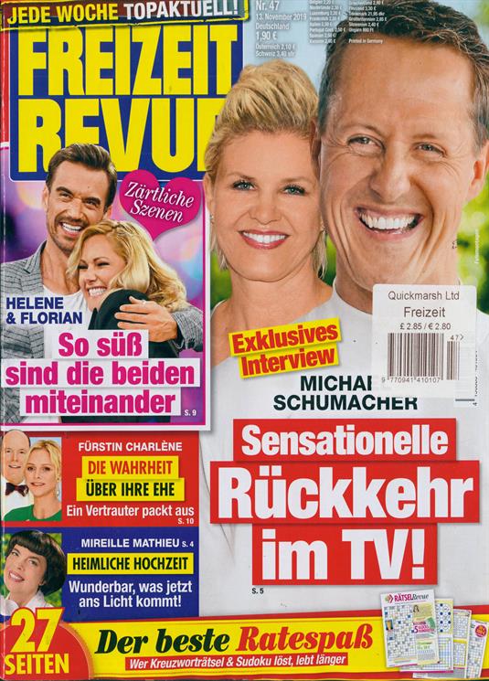 Freizeit Revue Magazine Subscription | Buy at Newsstand.co.uk | German