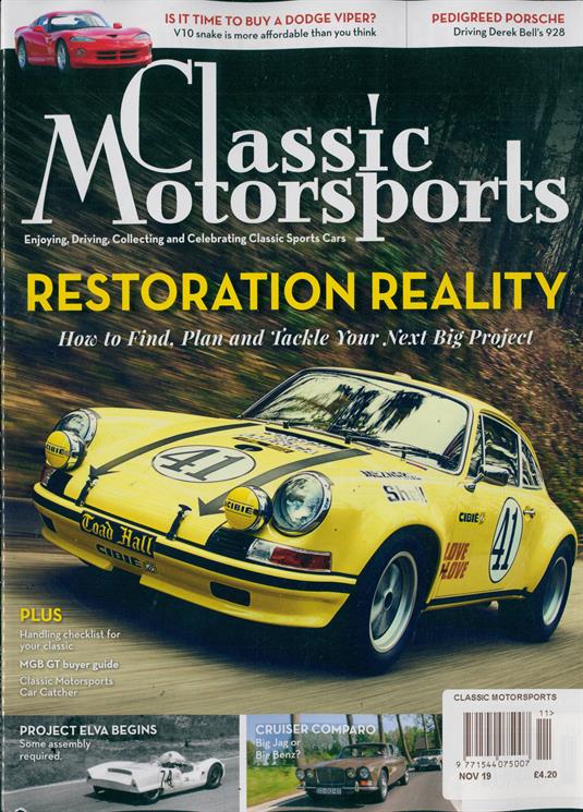 Classic Motorsports Magazine Subscription | Buy at Newsstand.co.uk ...