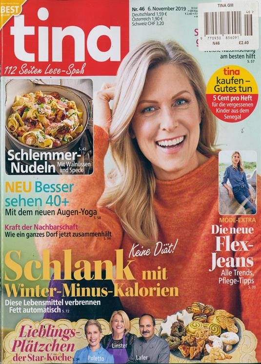 Tina Magazine Subscription | Buy at Newsstand.co.uk | German