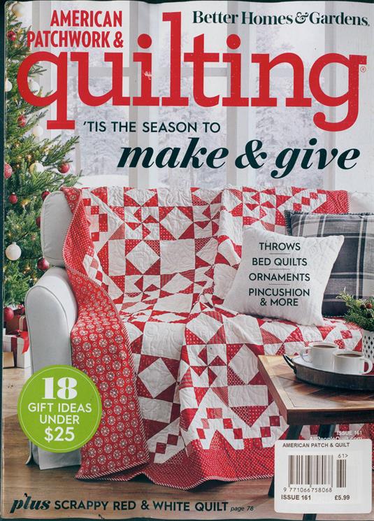 American Patchwork Quilting Magazine Subscription | Buy at Newsstand.co.uk | Quilting