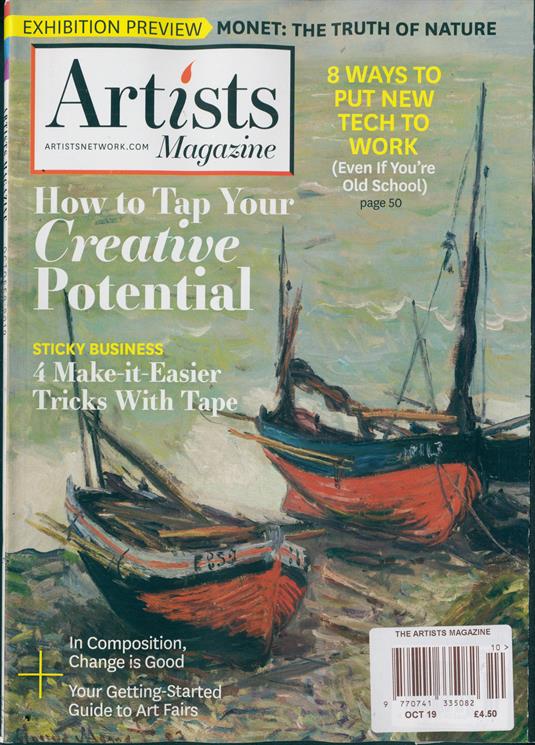 The Artists Magazine Subscription | Buy at Newsstand.co.uk | Visual Arts