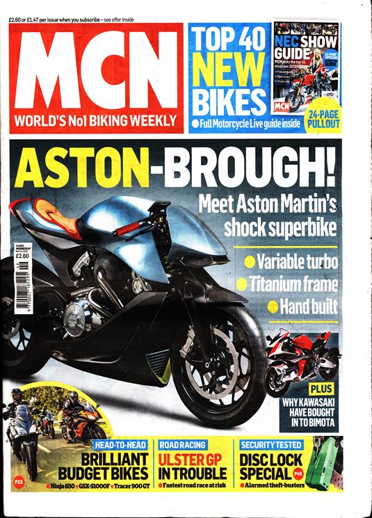 Motorcycle News Magazine Subscription | Buy at Newsstand.co.uk ...