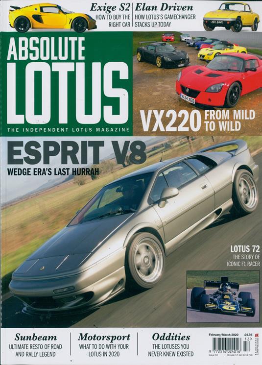 Absolute Lotus Magazine Subscription | Buy at Newsstand.co.uk | General Car