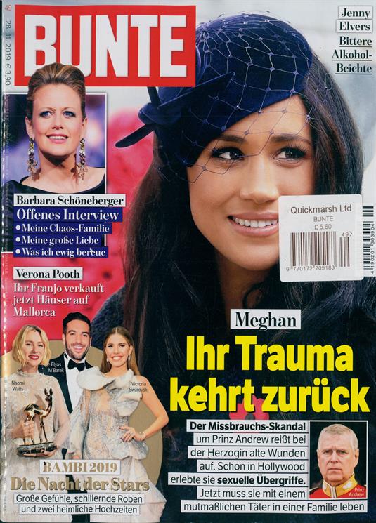 Bunte Illustrierte Magazine Subscription | Buy at Newsstand.co.uk | German