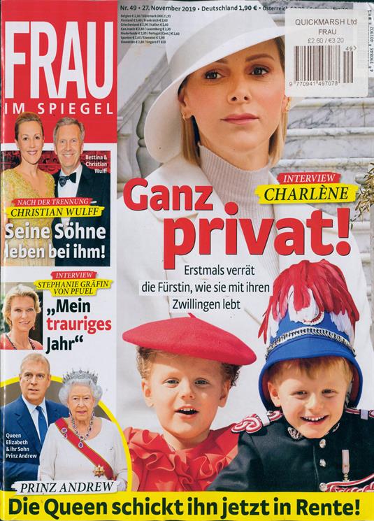 Frau Im Spiegel Weekly Magazine Subscription | Buy at Newsstand.co.uk ...