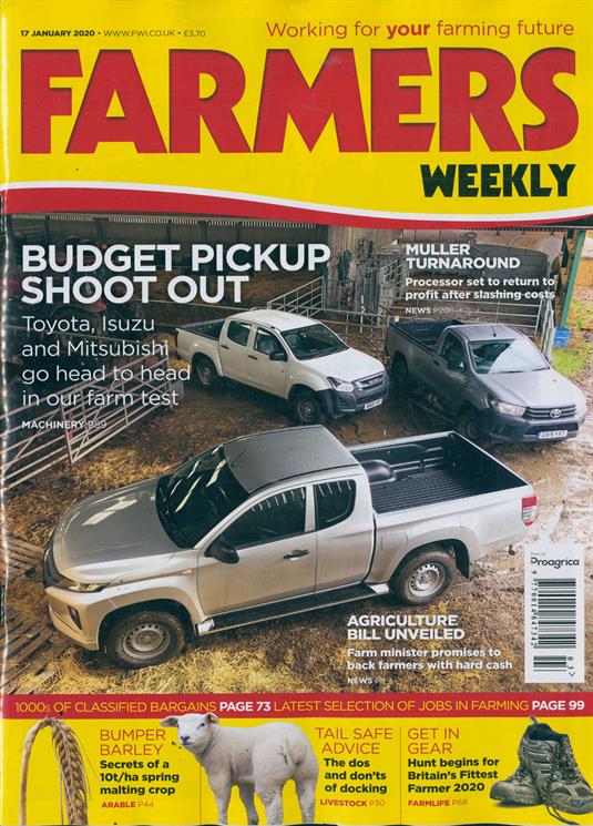 Farmers Weekly Magazine Subscription | Buy at Newsstand.co.uk | Agriculture