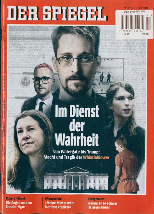 Der Spiegel Magazine Subscription | Buy at Newsstand.co.uk | German