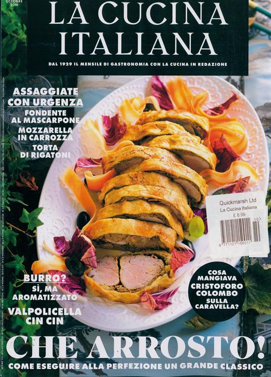 La Cucina Italiana Magazine Subscription | Buy at Newsstand.co.uk | Italian