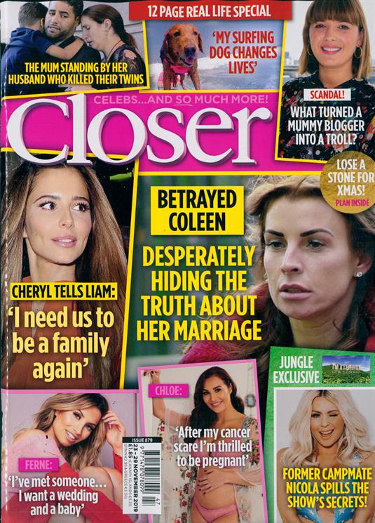 Closer Magazine Subscription | Buy at Newsstand.co.uk | Women's Weekly