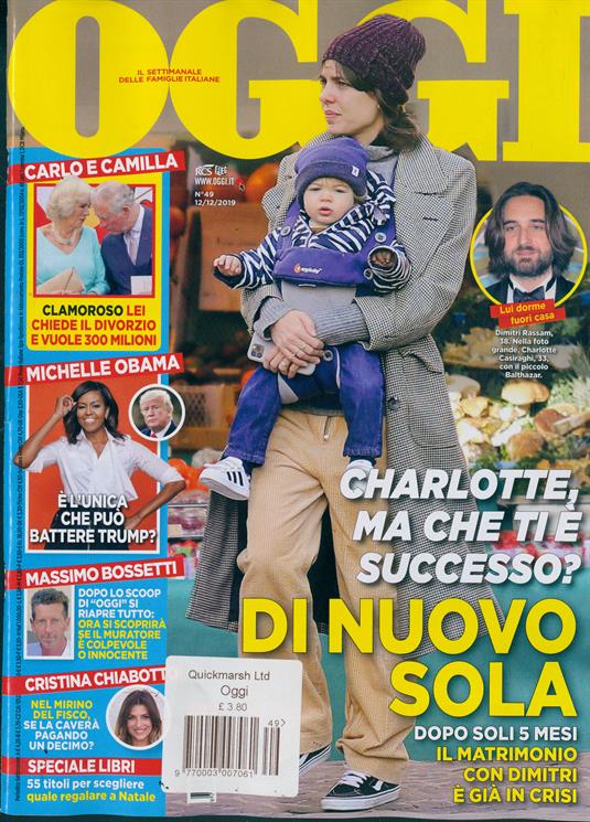 Oggi Magazine Subscription | Buy at Newsstand.co.uk | Italian