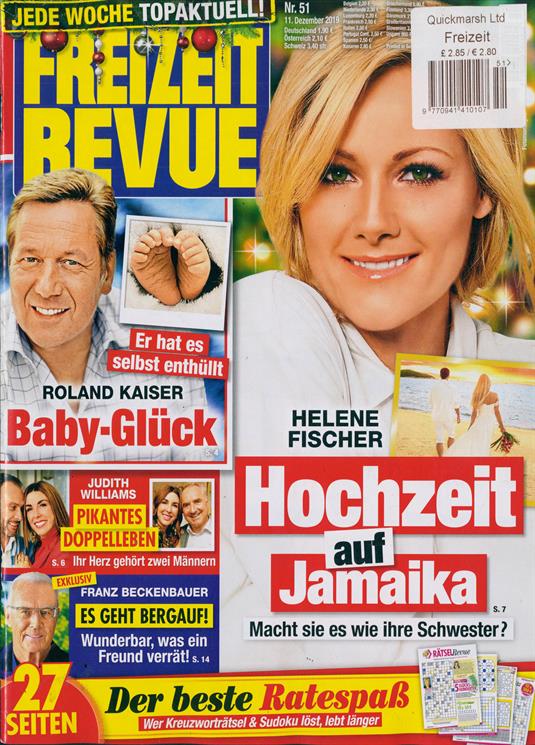 Freizeit Revue Magazine Subscription | Buy at Newsstand.co.uk | German