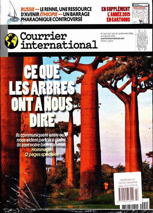 Courrier International Magazine Subscription | Buy at Newsstand.co.uk ...