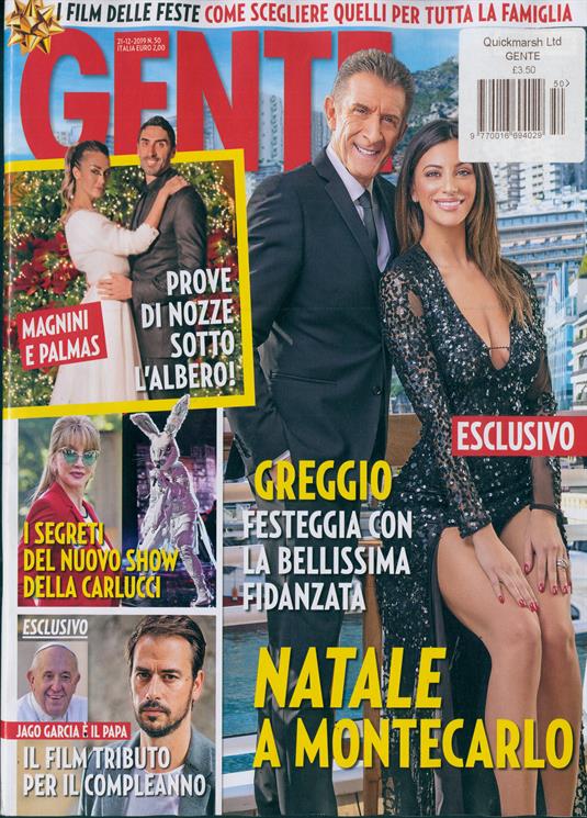 Gente Magazine Subscription | Buy at Newsstand.co.uk | Italian