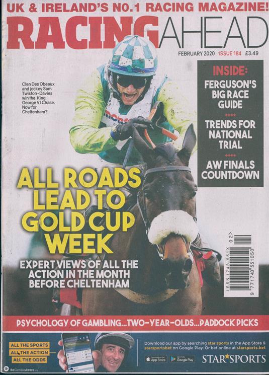 Racing Ahead Magazine Subscription | Buy at Newsstand.co.uk | Equestrian