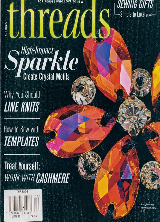 Threads Magazine Subscription | Buy at Newsstand.co.uk | Knitting and ...