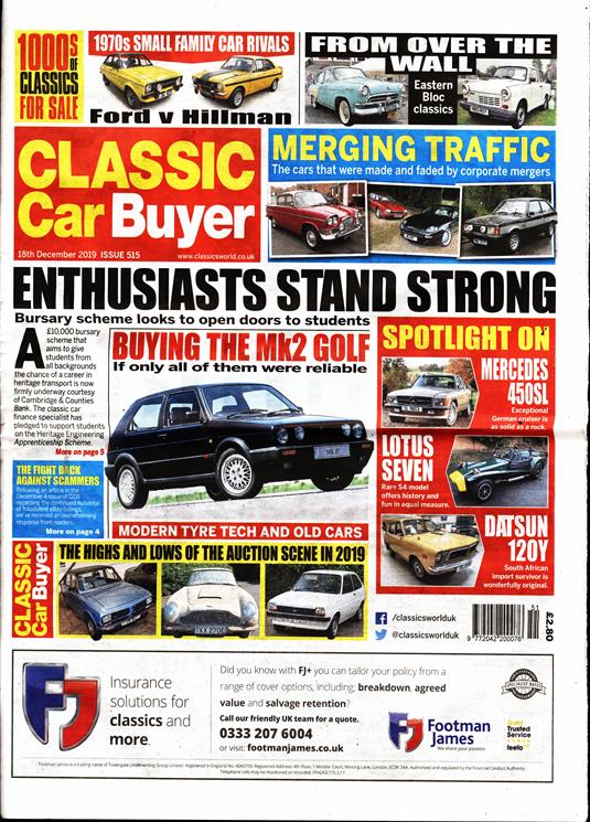 Classic Car Buyer Magazine Subscription | Buy at Newsstand.co.uk ...