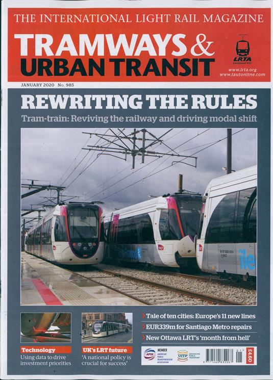 Tramways And Urban Transit Magazine Subscription | Buy at Newsstand.co ...