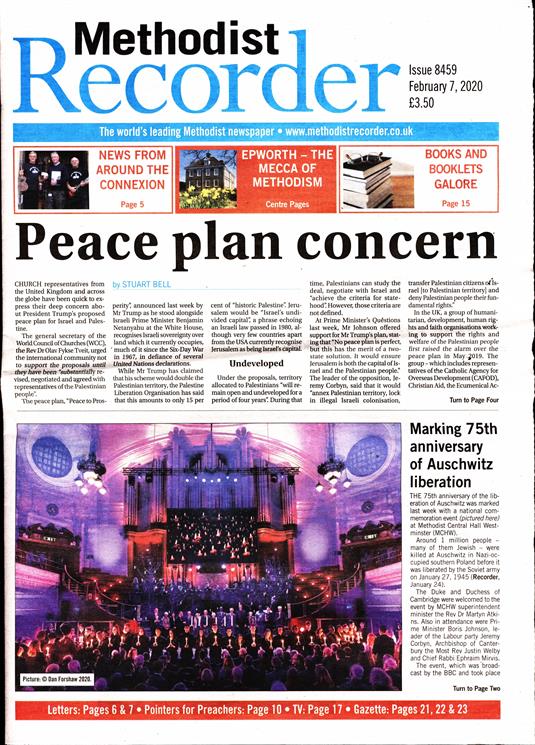 Methodist Recorder Magazine Subscription | Buy at Newsstand.co.uk ...